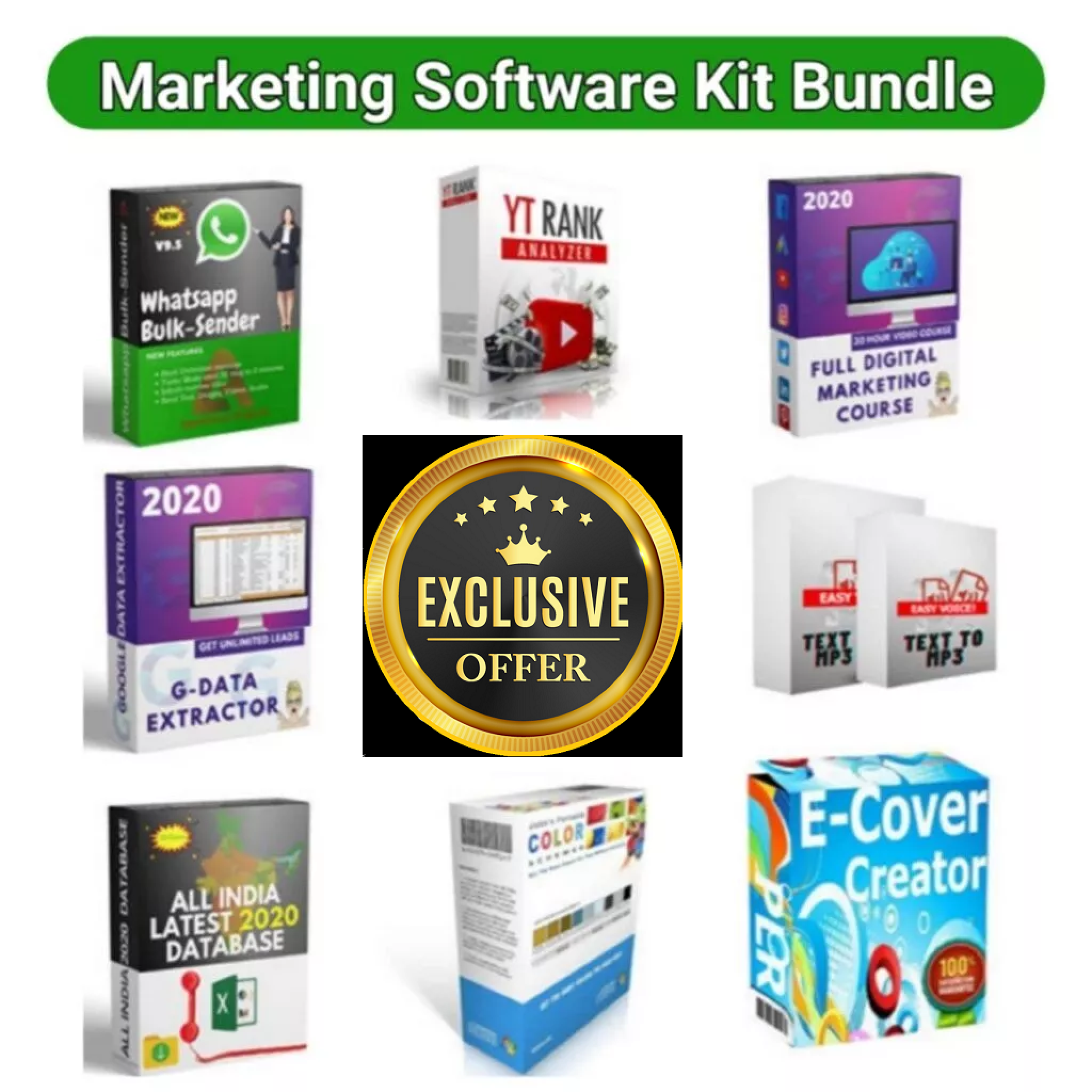 SOFTWARE: Digtal & Social Media Marketing Software Bundle - Digi91.in
